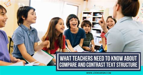 How To Teach Compare And Contrast Text Structure In Teaching