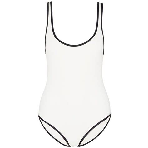 Solid And Striped The Anne Marie Low Back Swimsuit 150 Liked On Polyvore Featuring Swimwear