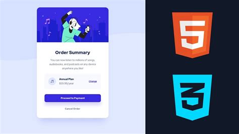 order summary component frontend mentor challenge youtube