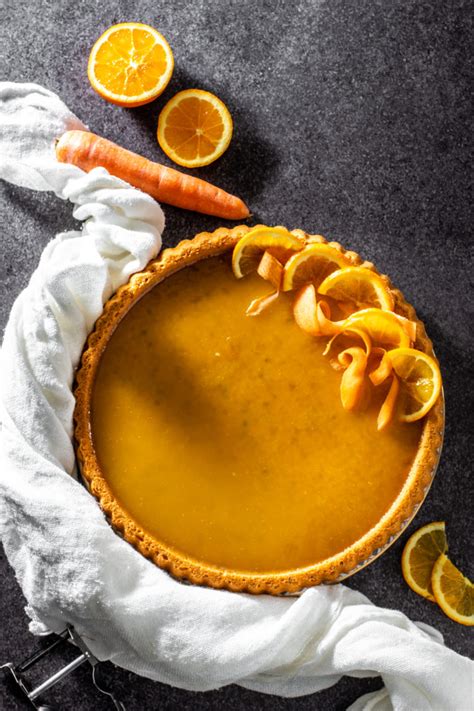 Crostata Morbida Alle Carote Con Crema All Arancia Senza Uova