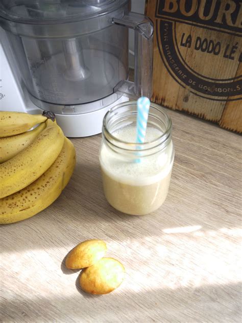 Milkshake végétal à la banane recette vegan Recette DIY Adeline