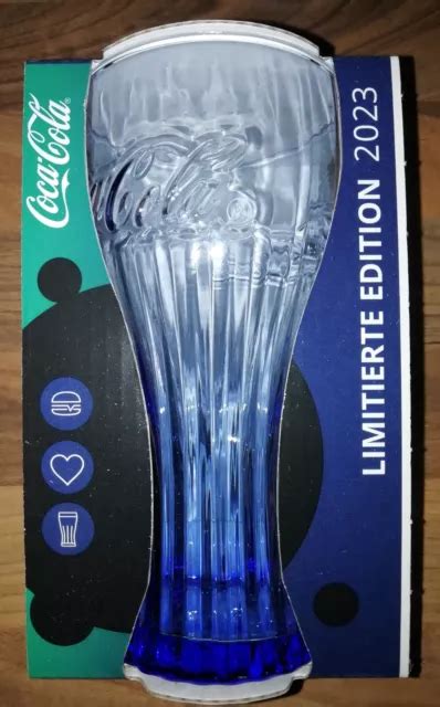 ORIGINAL MCDONALDS COCA Cola Glas Limited Edition 2023 NACHTBLAU NEU