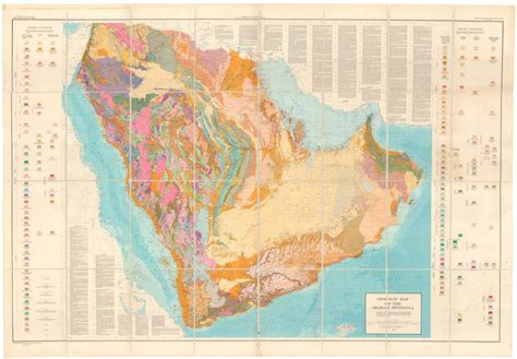 Geologic Map Of The Arabian Peninsula