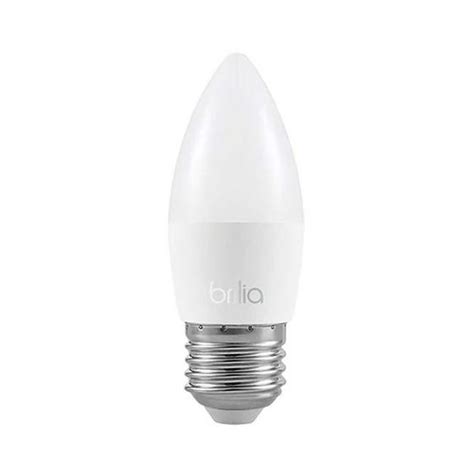 Lampada Vela Lisa Leitosa W Bivolt K E Brilia L Mpada