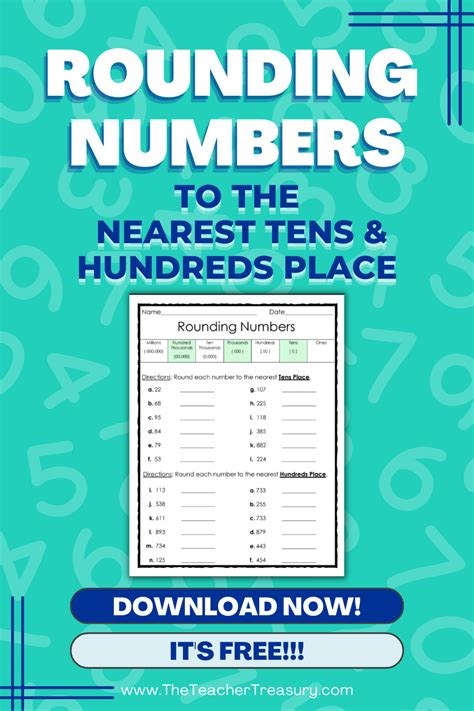 Rounding Numbers To The Tens And Hundreds Place In 2023 Rounding