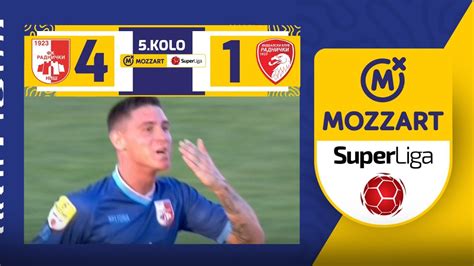 Mozzart Bet Super liga 2023 24 5 kolo RADNIČKI NIŠ RADNIČKI 1923 4