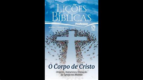 CAPA E TEMA DAS LIÇÕES BÍBLICAS ADULTOS 1TRIMESTRE DE 2024 CPAD YouTube