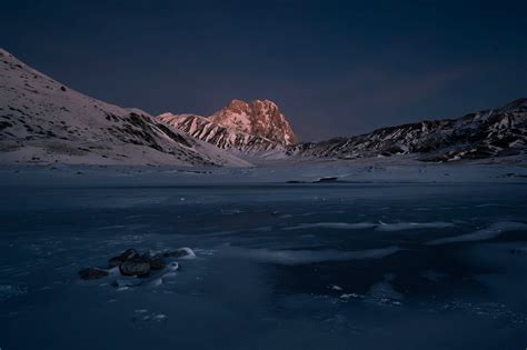 Le Foto Dei Lettori Lago Di Pietranzoni In Un Alba D Inverno
