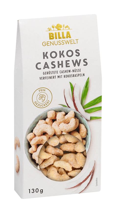 BILLA Genusswelt Kokos Cashews BILLA Online Shop