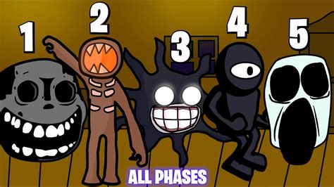 ALL NEW Roblox Doors ALL PHASES Friday Night Funkin Roblox Doors