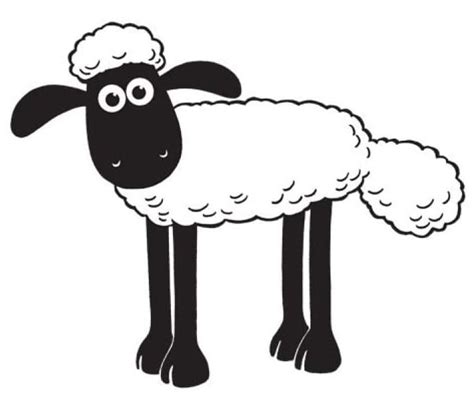 Dibujos De El Granjero De La Oveja Shaun Para Colorear Para Colorear