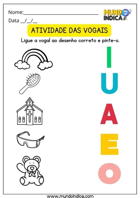 15 Atividades Das Vogais Para Imprimir