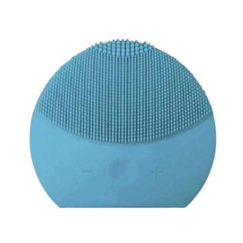 Esponja Elétrica Forever de Limpeza Facial Massageadora de Silicone Azul