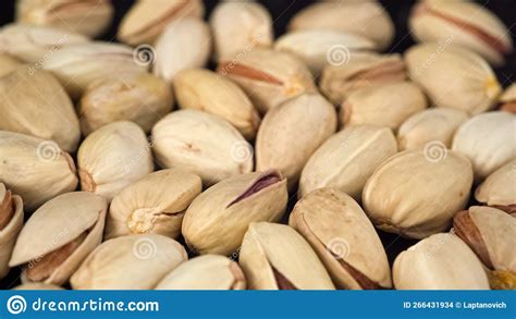 Tasty Pistachios Nuts Camera Above Roasted Salted Pistachio Nuts Stock