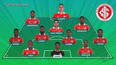 Globo Esporte RS Confira provável escalação do Inter para encarar o