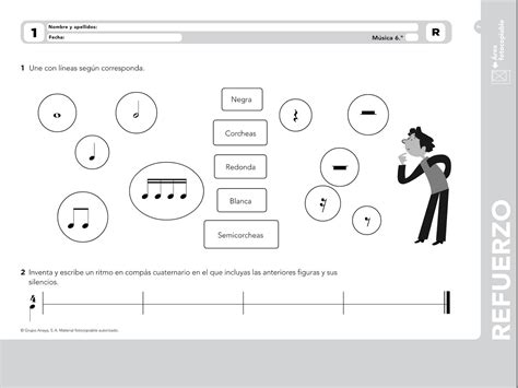 Repaso De Las Figuras Musicales Ficha Interactiva Topworksheets Porn