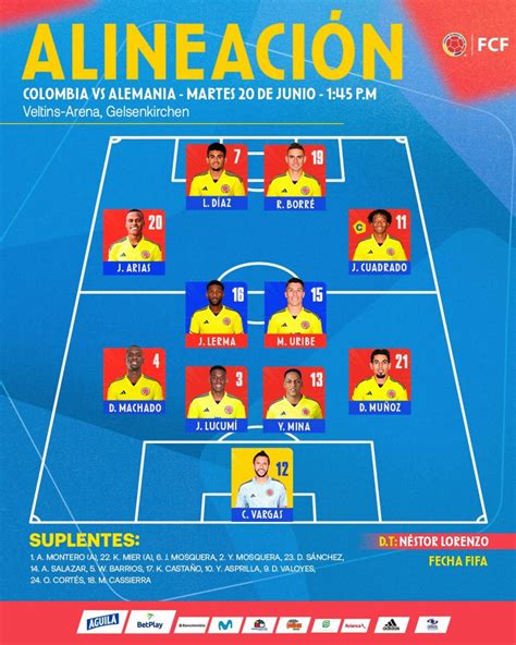 Como quedó partido Colombia vs Alemania HOY partido amistoso