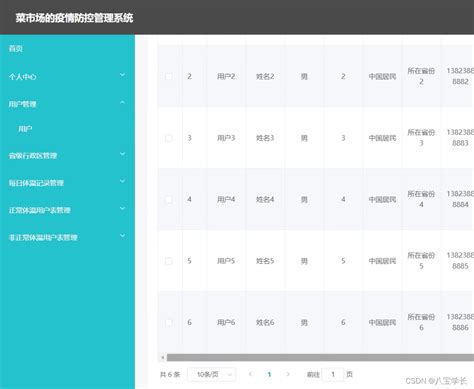 java毕设项目菜市场的疫情防控管理系统（java vue mybatis maven mysql） java菜市场 csdn博客