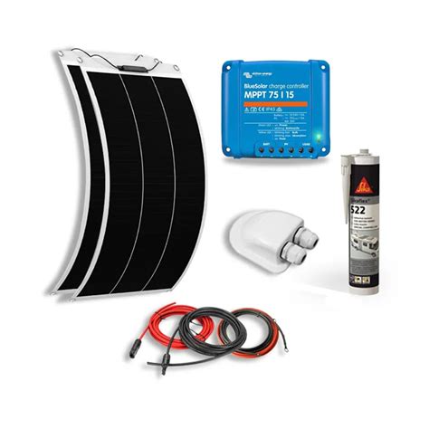 Kit Solaire W X W V Souple Shingled Camping Car Caravane