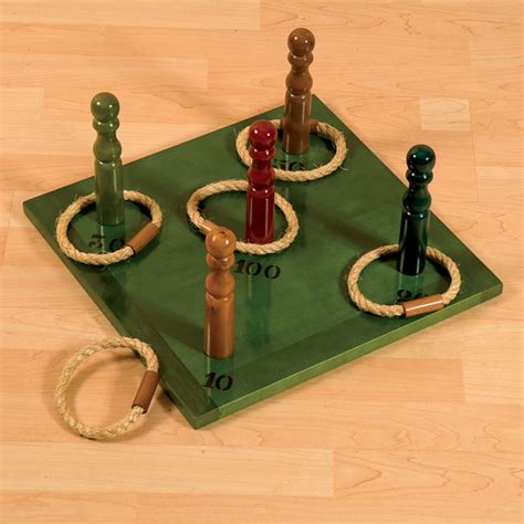 Article Jeu D Anneaux Quilles En Bois