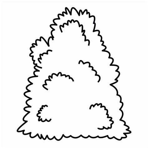 Desenho De Arbusto Grande Para Colorir Tudodesenhos