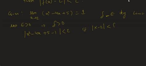 solved what is a delta epsilon definition of limits with examples
