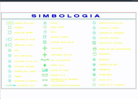 Simbologia De Electricidad Autocad Image To U