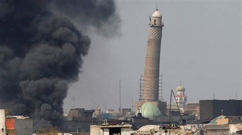 Battle For Mosul Destruction Of Al Nuri Mosque Shows IS Defeated