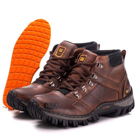 Bota Coturno Masculino Caterpillar Adventure em Couro Promoção