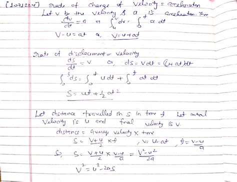 derive the equation of motion using the calculus method