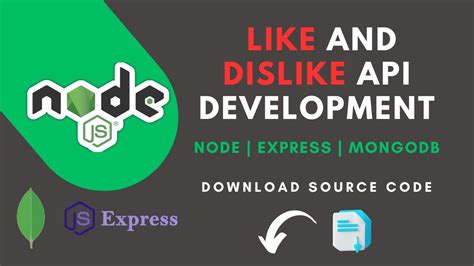 Like And Dislike Api Development Using Node Js Express Js Mongodb