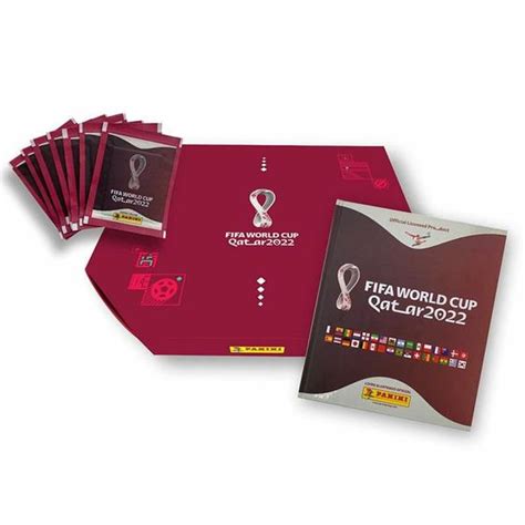 Kit Álbum de Figurinhas Oficial Fifa World Cup Qatar 2022 Capa Dura