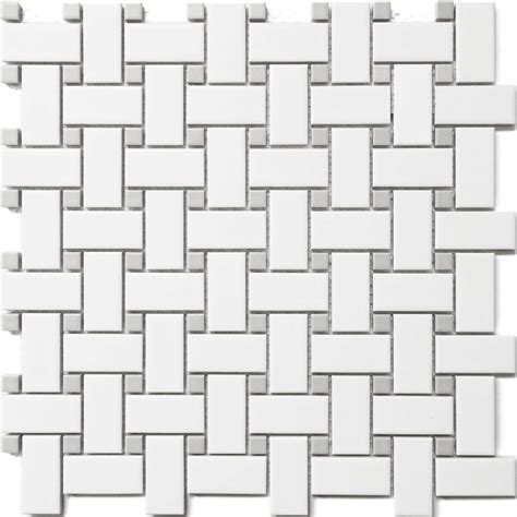 MG GR 12X12 MOS BASKET WEAVE DOT Superior Tile