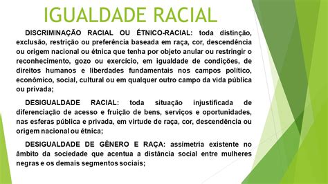 Estatuto Nacional Da Igualdade Racial Lei Dicas De Lei