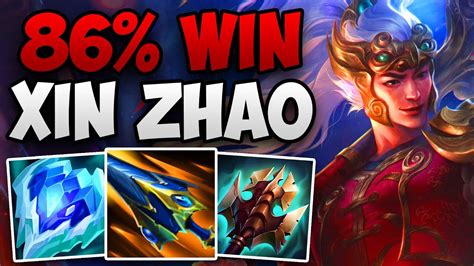 CHALLENGER 86 WIN RATE XIN ZHAO SOLO CARRY GAMEPLAY CHALLENGER XIN