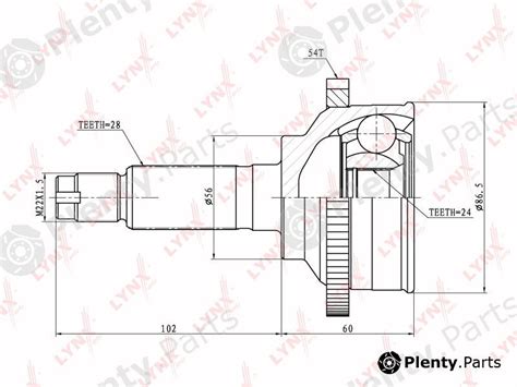 Lynxauto Part Co A Joint Kit Drive Shaft Plenty Parts