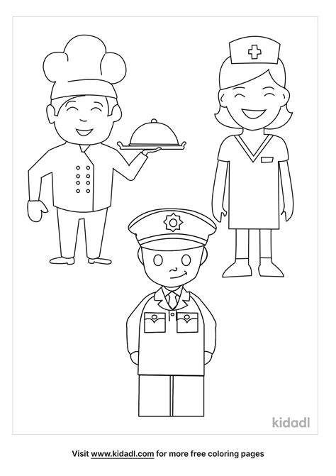 Occupations Coloring Pages