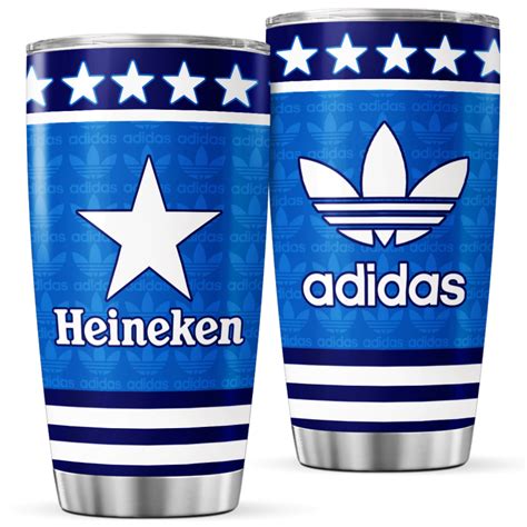 Adidas Heineken Stainless Steel Tumbler 20Oz 30Oz Let The Colors