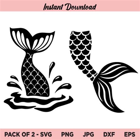 Mermaid Tail SVG Mermaid Tail SVG Bundle Mermaid SVG Mermaid Scales