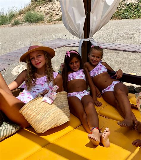 Bikini Niña Flores Vichy Belen Zotano Swimwear