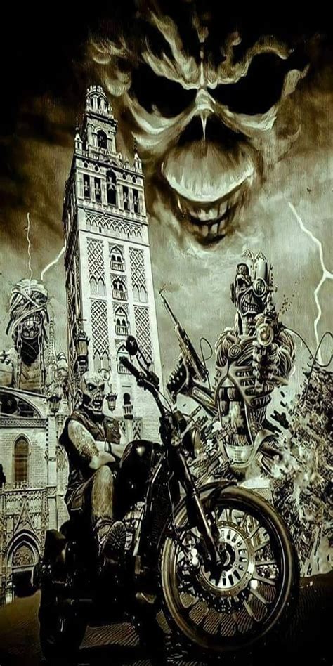 Pin de Gaston Dominguez em IRON MAIDEN Pôsteres de rock Arte