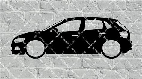 VW POLO MK6 Dxf Svg Cad File For Laser Cut Print Vinyl Etsy