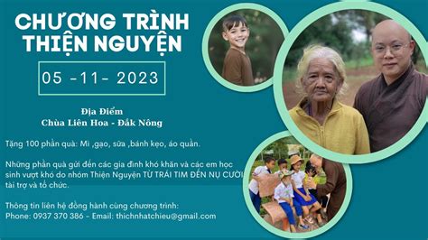 Từ Trái Tim Đến Nụ Cười Khảo Sát Chương Trình Thiện Nguyện Tại Thị