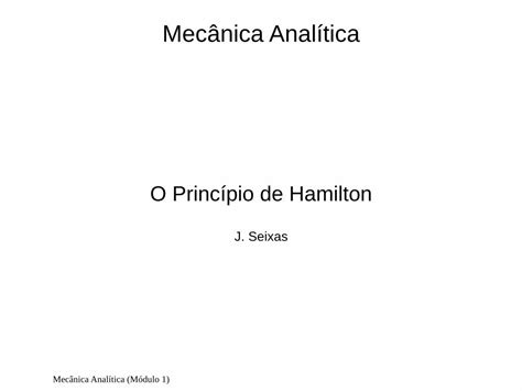 PDF Mecânica Analítica fenix tecnico ulisboa pt Mecânica