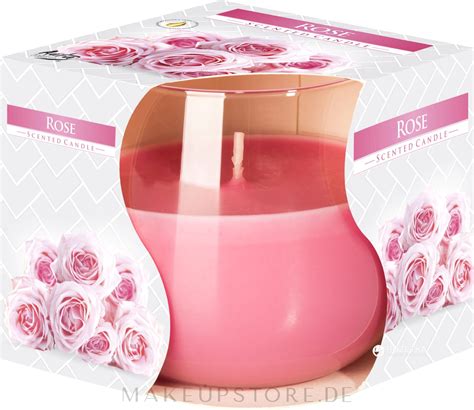 Bispol Scented Candle Duftkerze Im Glas Rose Makeupstore De