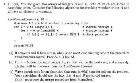 solved you are given two arrays of integers a and b both of