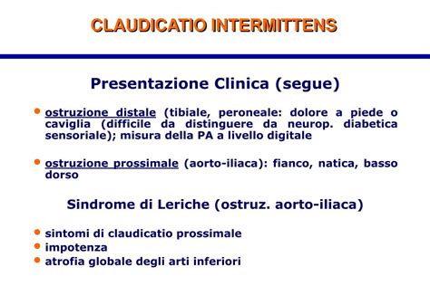 Ppt Malattie Arteriose Obliteranti Delle Estremita Powerpoint