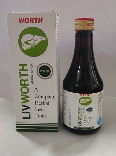 Tonic Syrup Liv Worth Syrup Herbal Liver Tonic Pack Size 200 Ml At