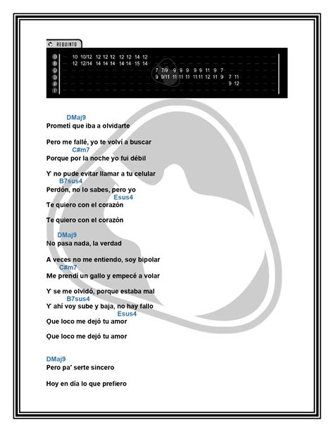 Bipolar Jasiel Nuñez Peso Pluma Junior H Letra y Acordes by