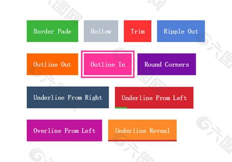 css3实现鼠标悬停链接按钮代码网页ui素材免费下载 图片编号 5132868 六图网